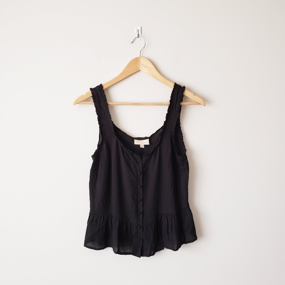 Modcloth | Tops | Modcloth Buttonup Peplum Tank Top | Poshmark